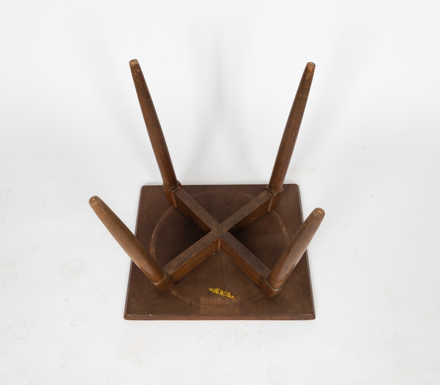 FEATHERSTON television table with revolving top, circa 1956, 50cm high ...