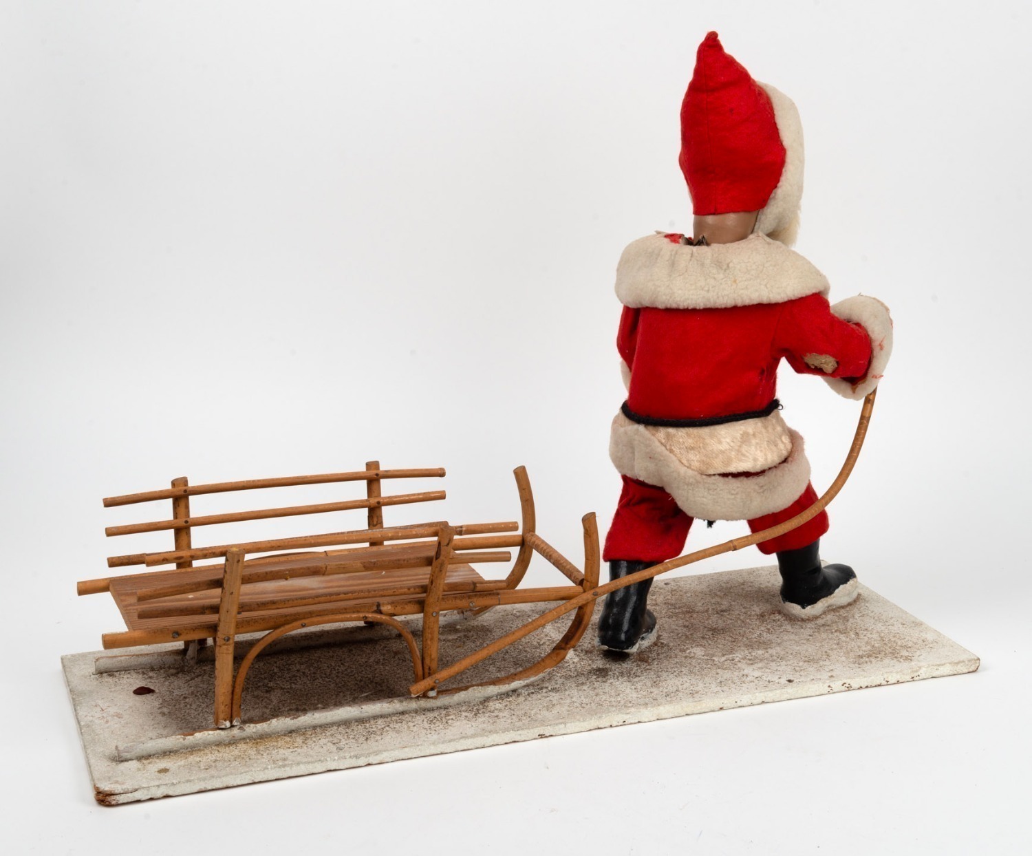 AUTOMATON: Santa and sleigh clockwork mechanism, manufactured in ...