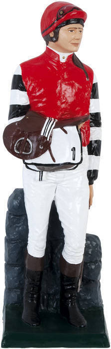 PHAR LAP: Lawn jockey statue, painted in Phar Lap's colours, made from ...