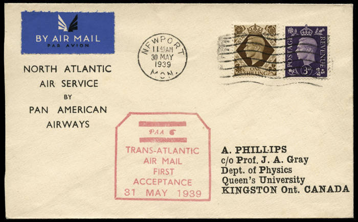 1920-53 group. First flights incl. 22 Jul.1920 London - Paris for the ...